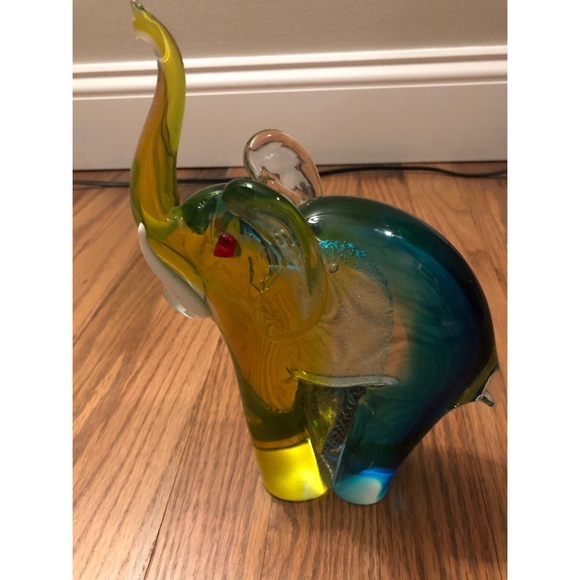 Murano | Accents | Murano Glass Elephant Figurine | Poshmark